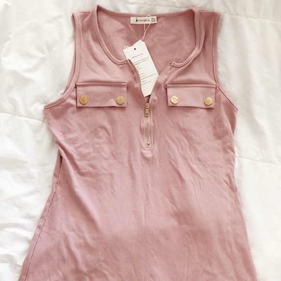 Tops | 5 For 15 Ribbed Tank With Pockets | Poshmark